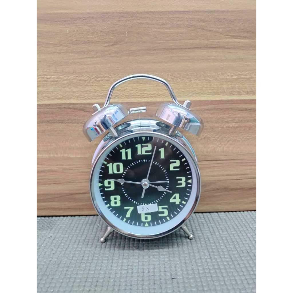 Jual JAM ALARM KLASIK GLOW IN THE DARK /JAM WEKER KLASIK /JAM WEKER ...
