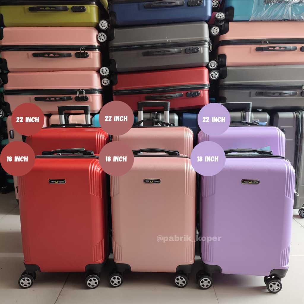 Jual POLO VIENNA KOPER FIBER CABIN 18 INCH 900 HARDCASE | Shopee Indonesia