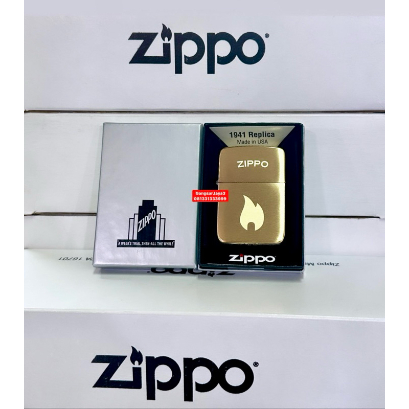 Jual korek zippo original USA 1941B ZL fire | Shopee Indonesia