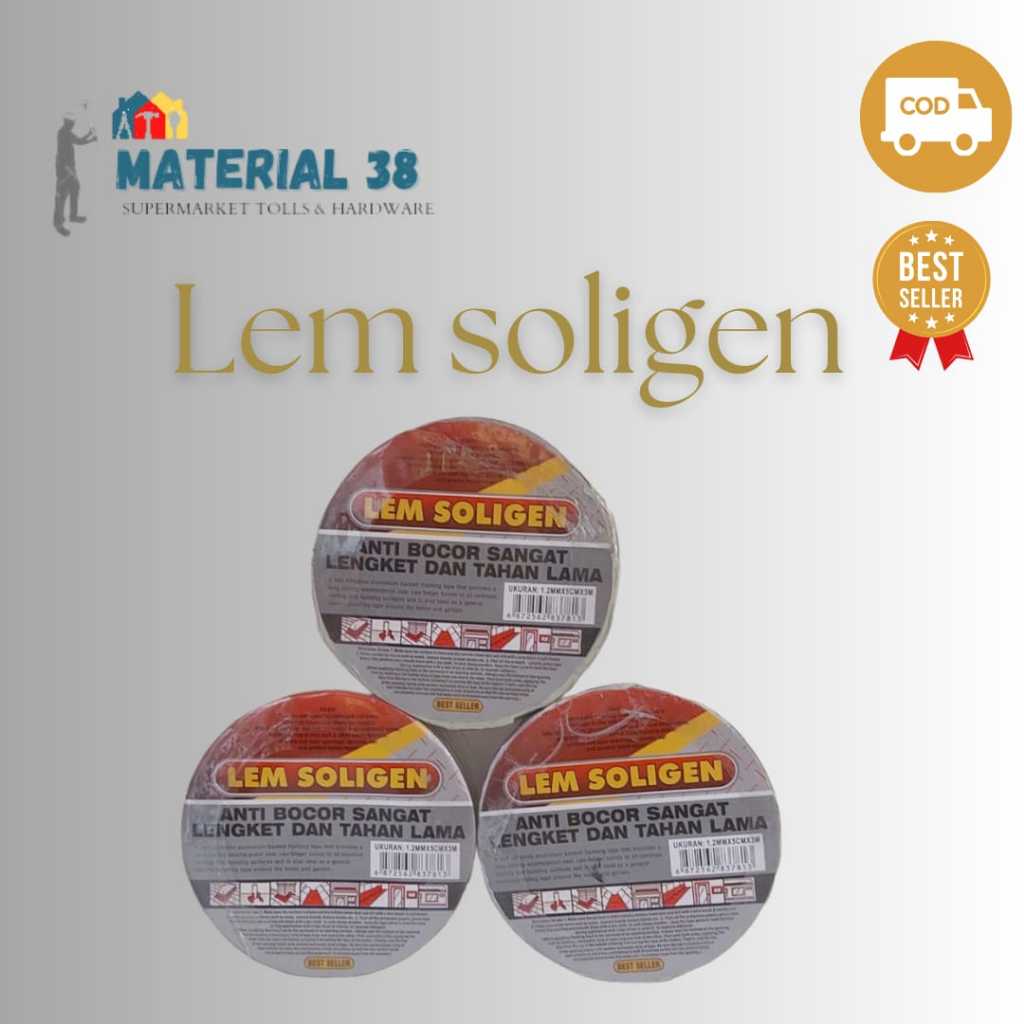 Jual Lem Seng/Lem Toren/Lem soligen Anti bocor 3 meter | Shopee Indonesia