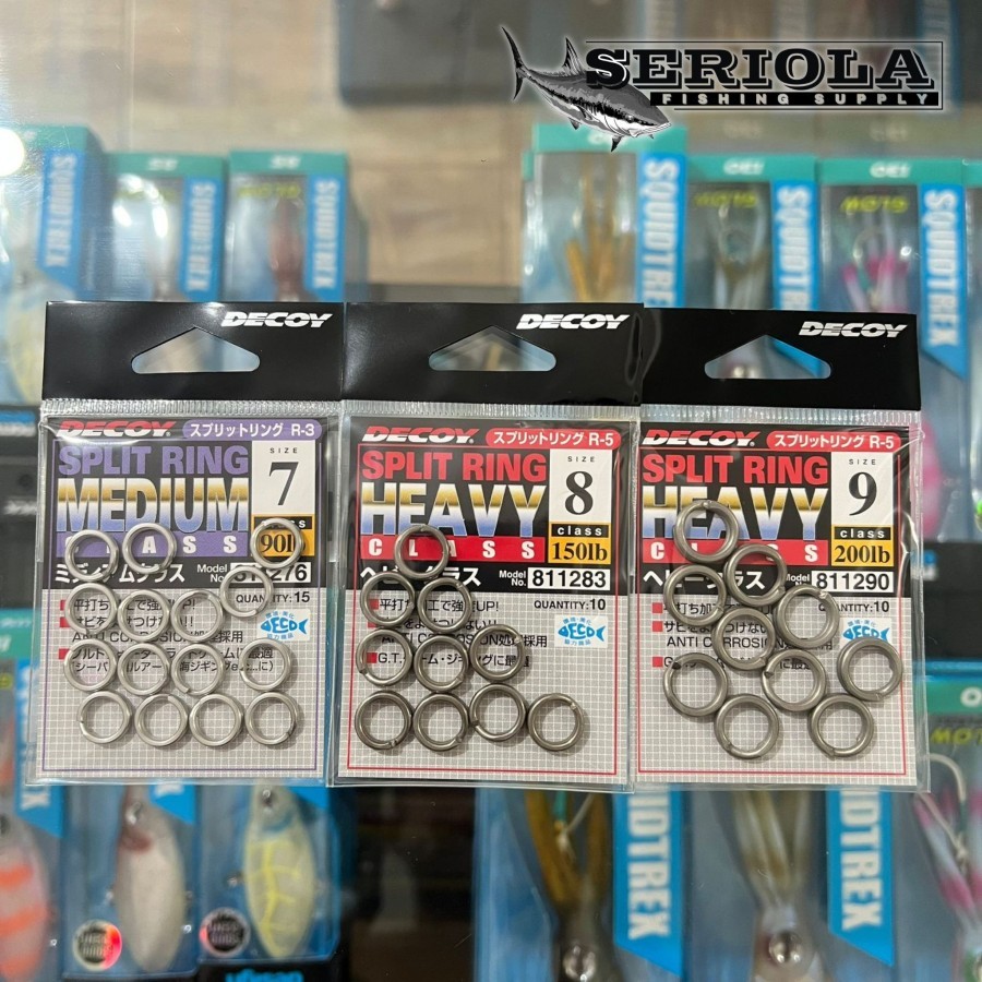 Jual DECOY SPLIT RING HEAVY CLASS R5 MADE IN JAPAN | Shopee Indonesia