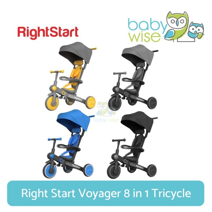 Jual Right Start Voyager 8 in 1 Tricycle - Sepeda Dorong Roda 3 Anak ...
