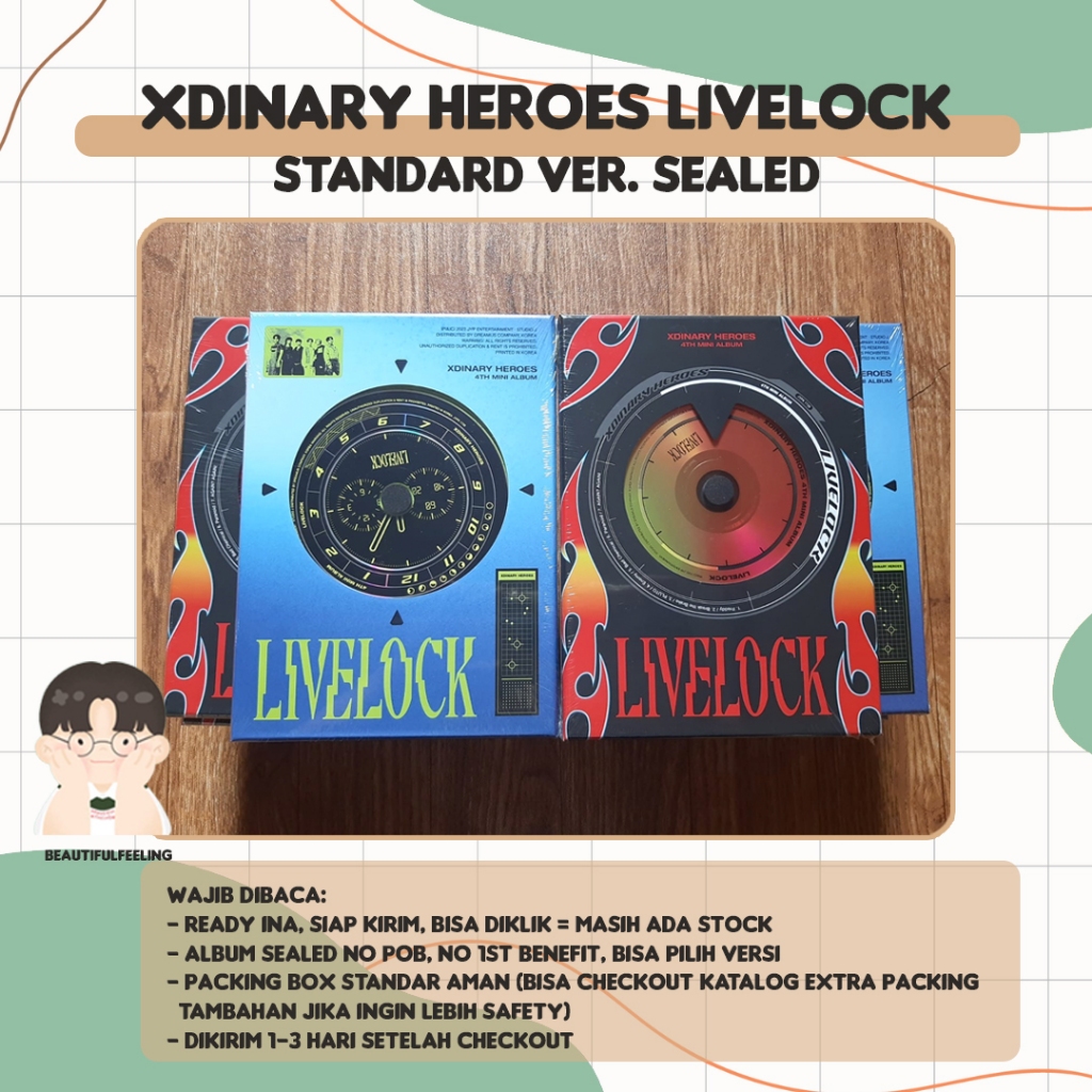 Jual [READY STOCK] Xdinary Heroes Livelock Album Standard Sealed ...