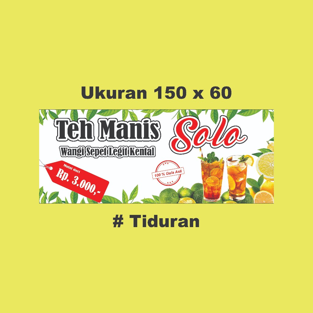 Jual STIKER BOOTH ATAU GEROBAK TEH SOLO | Shopee Indonesia