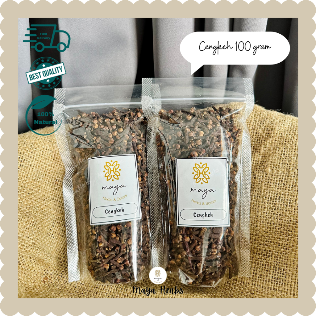 Jual Cengkeh Kering / Cengkih / Cloves Best Quality 100 gram ( Syzygium ...