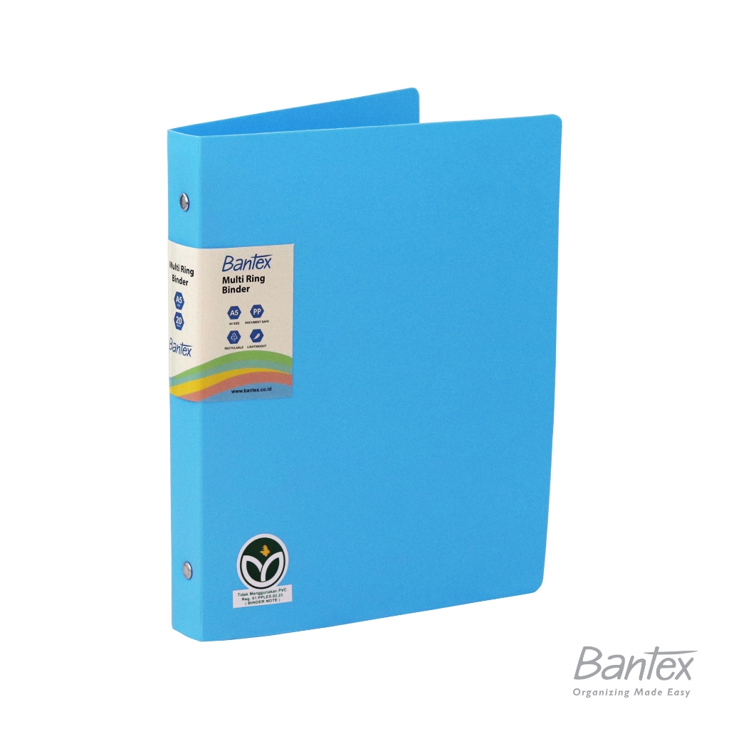 Jual Bantex New Trendy Multi Ring Binder A5 20 Ring - 3524 | Shopee Indonesia