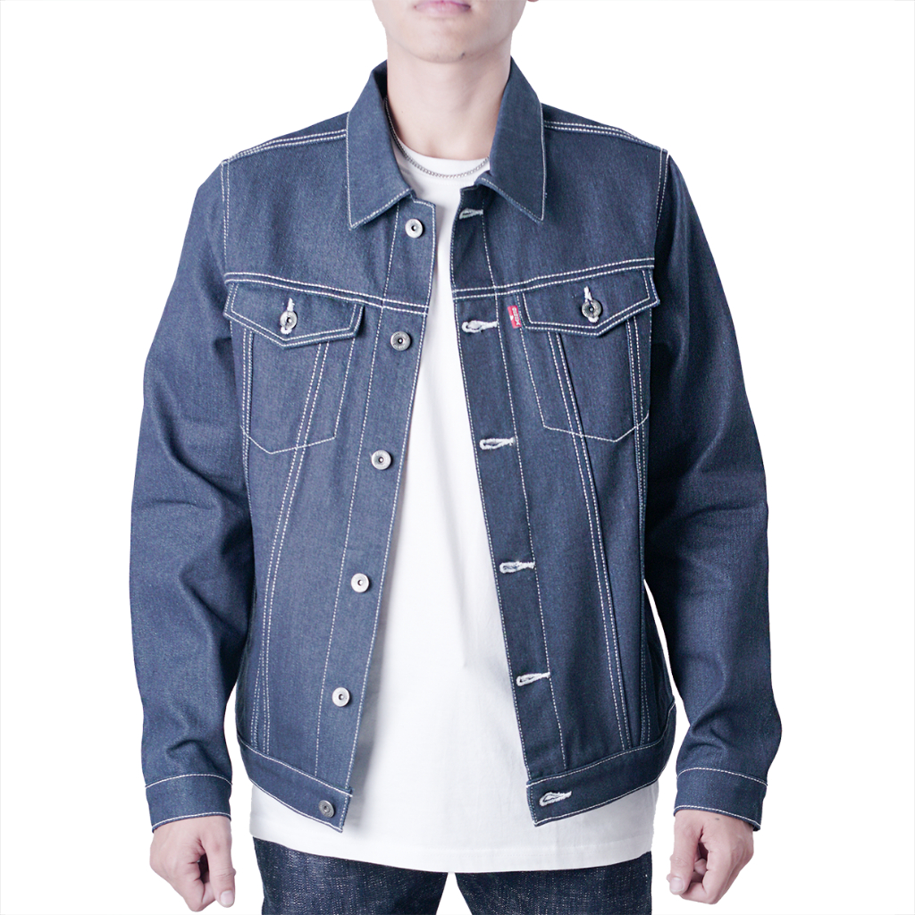 Jual EARTHY GENOVA - Jacket Denim NEW CABOT TYPE III INDIGO 14 Oz ...