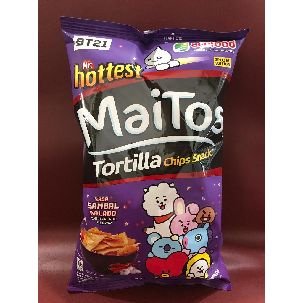 Jual Maitos Tortilla Chips Snack Sambal Balado 140g - Snack Tortilla ...