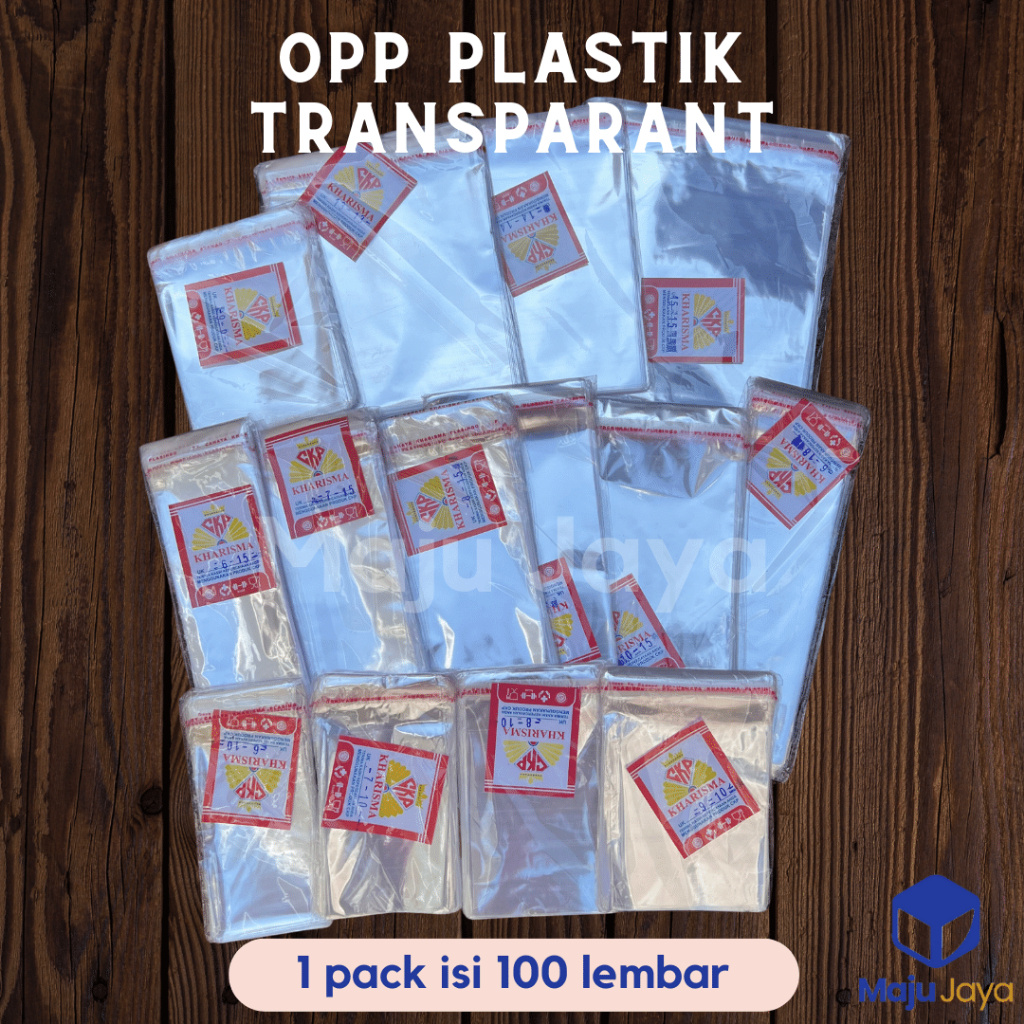 Jual PLASTIK OPP TRANSPARANT KHARISMA / PLASTIK OPP SEAL LEM UNTUK ROTI ...