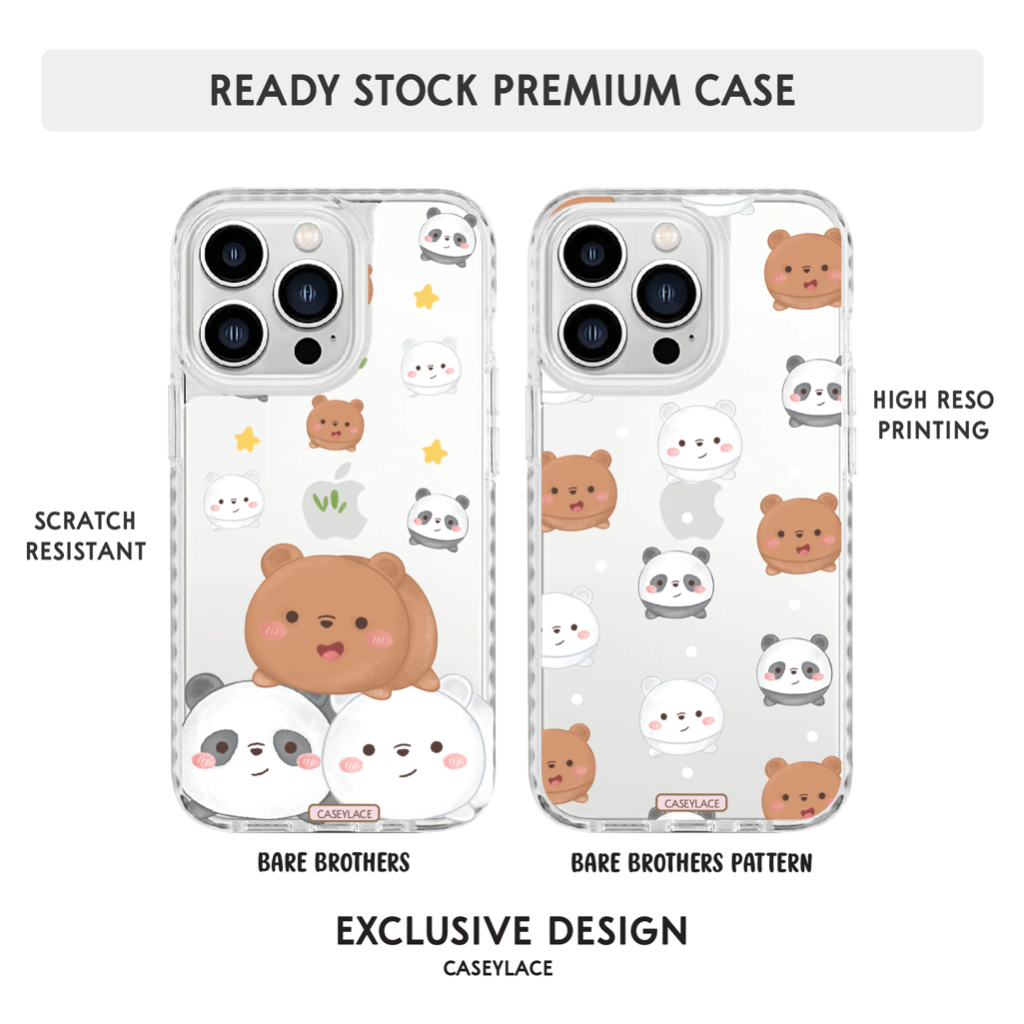 Jual Impact case IPHONE BARE BROTHERS Collection - 14 PRO MAX 15 PRO ...