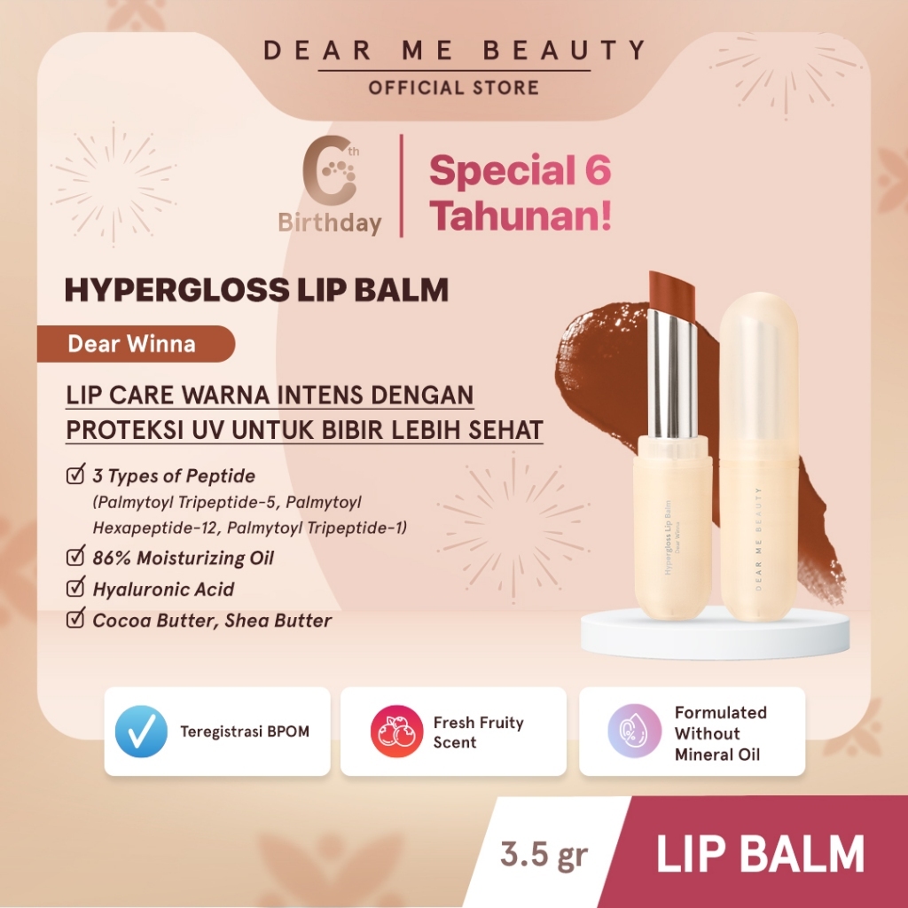 Jual Dear Me Beauty Hypergloss Lip Balm | Shopee Indonesia