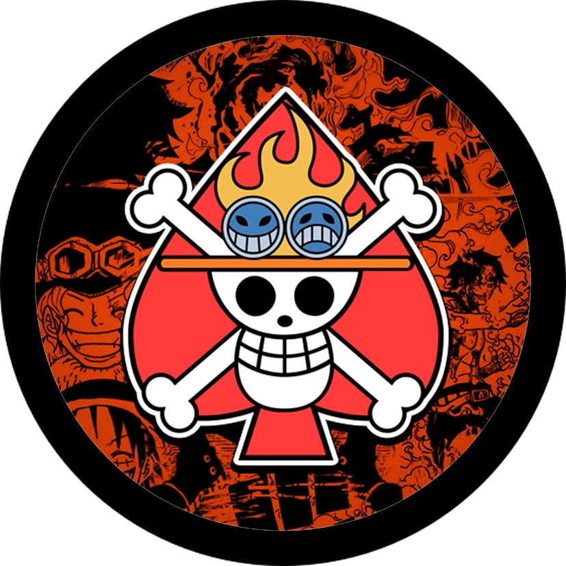 Jual GANCI ONE PIECE PIN JOLLY ROGER KEYCHAIN UKURAN 58 MM (HARGA 1 PCS ...