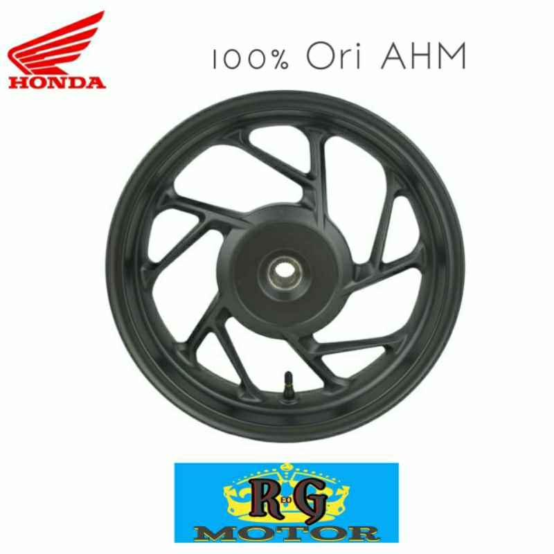 Jual Velg Belakang Honda Vario 160 K2S Warna Grey Original AHM ...