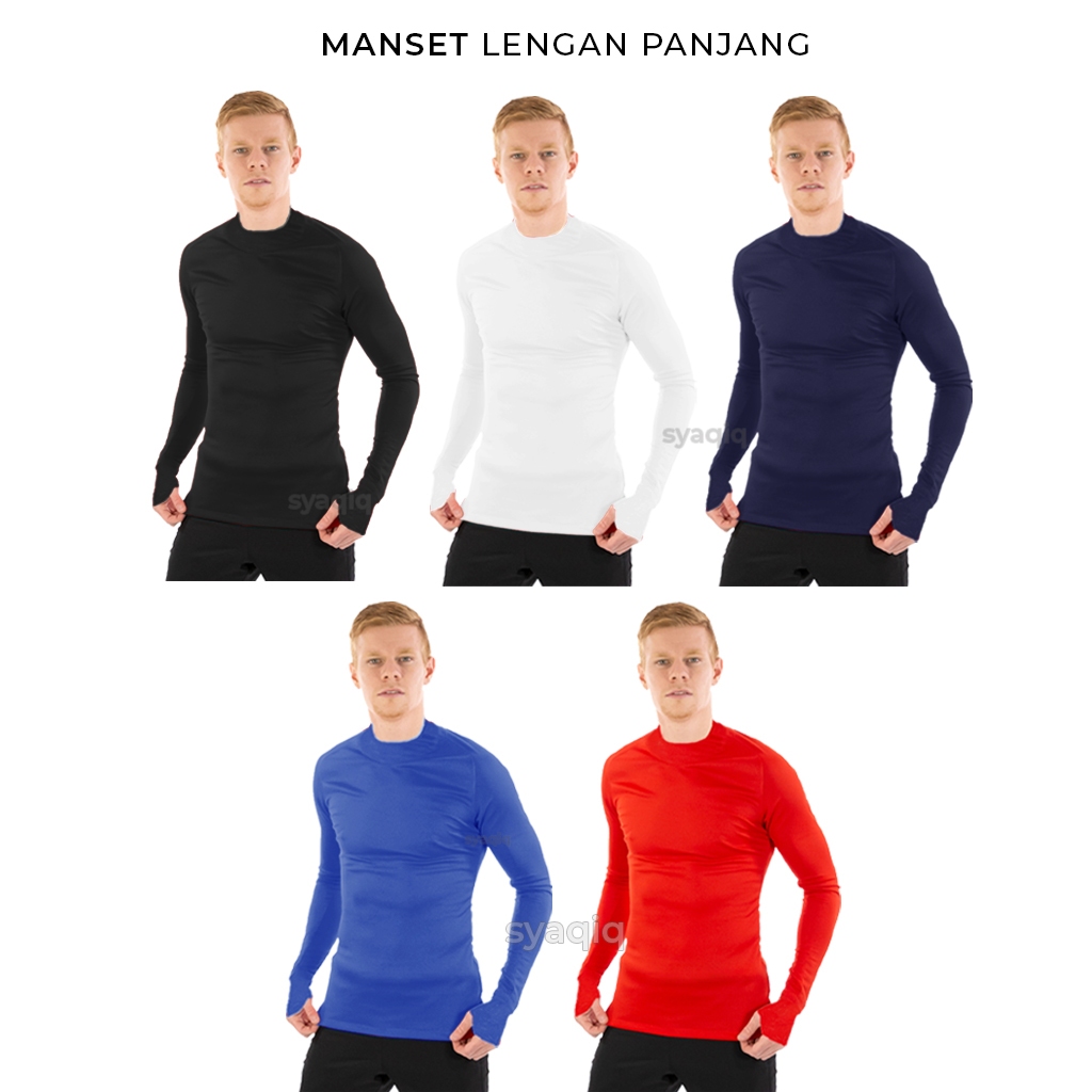 Jual BAJU BASELAYER LENGAN PANJANG LONGSLEEVE THUMBHOLE LUBANG JARI ...