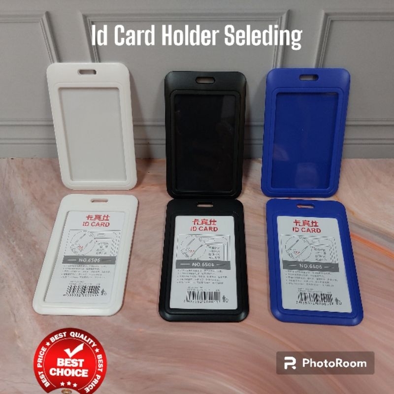 Jual Id Card Holder Nametag Polos Tempat Id Card Casing Id Card Frame ...