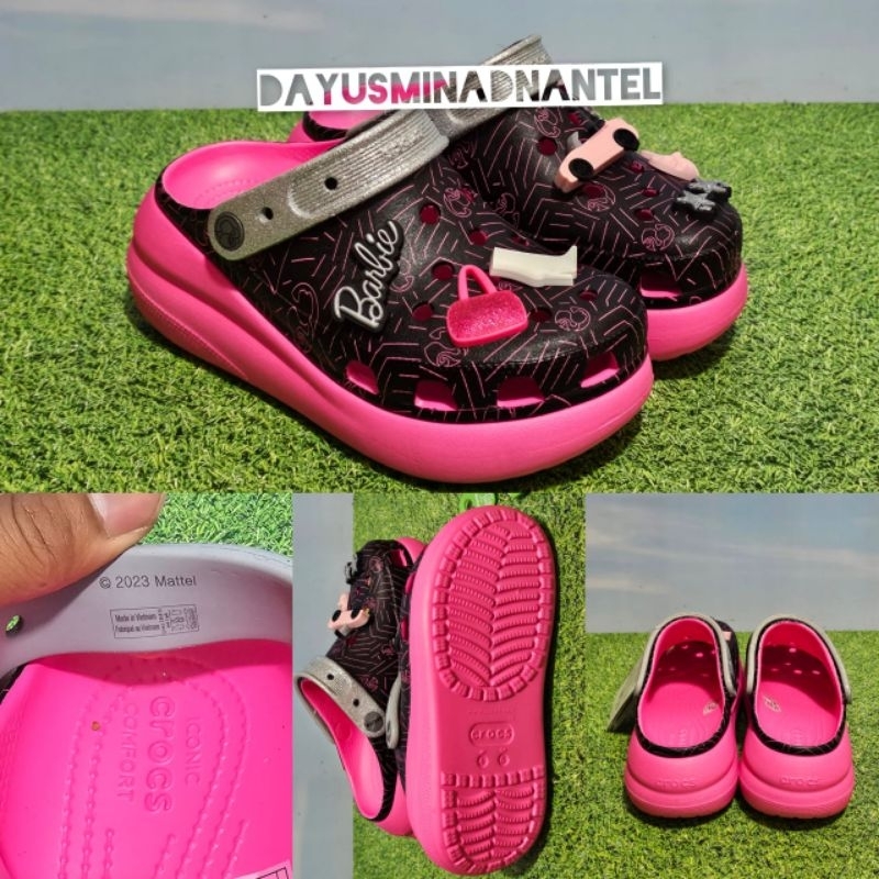 Jual Sepatu Sandal Wanita Crocs Crush X Barbie / Sandal Crocs Crush X Barbie Clog | Shopee Indonesia