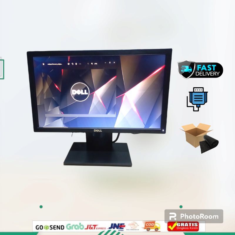 Jual Monitor Led Dell 19 inch Normal Murah Model E1916HV | Shopee Indonesia