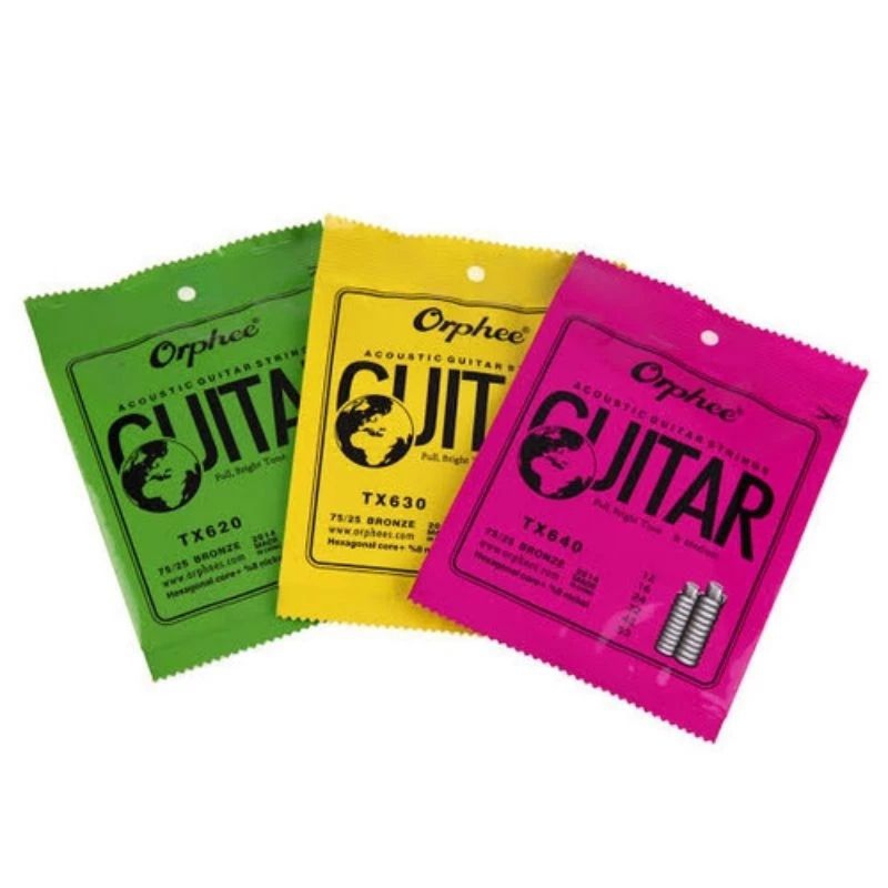 Jual senar gitar orphee akustik 10-47 TX620 / senar gitar orphe akustik ...