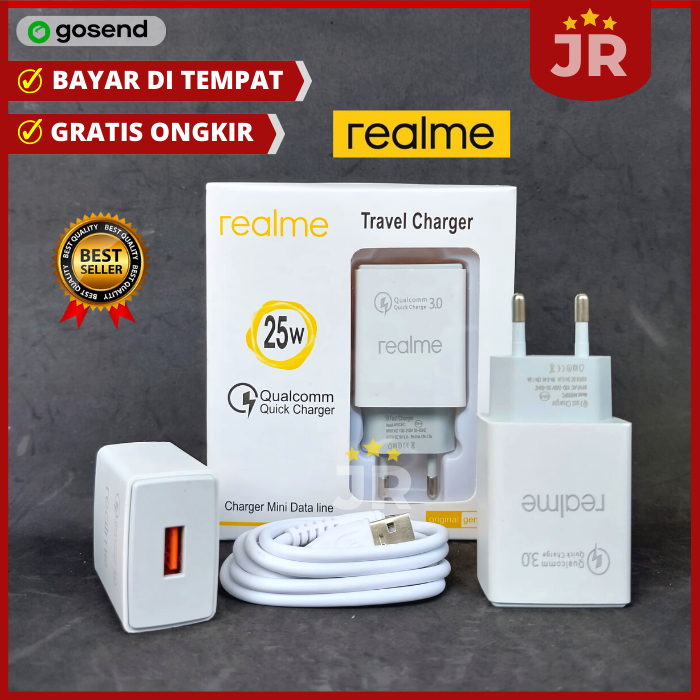Jual Travel Charger / Carger REALME 99% Original 25W Support Fast ...