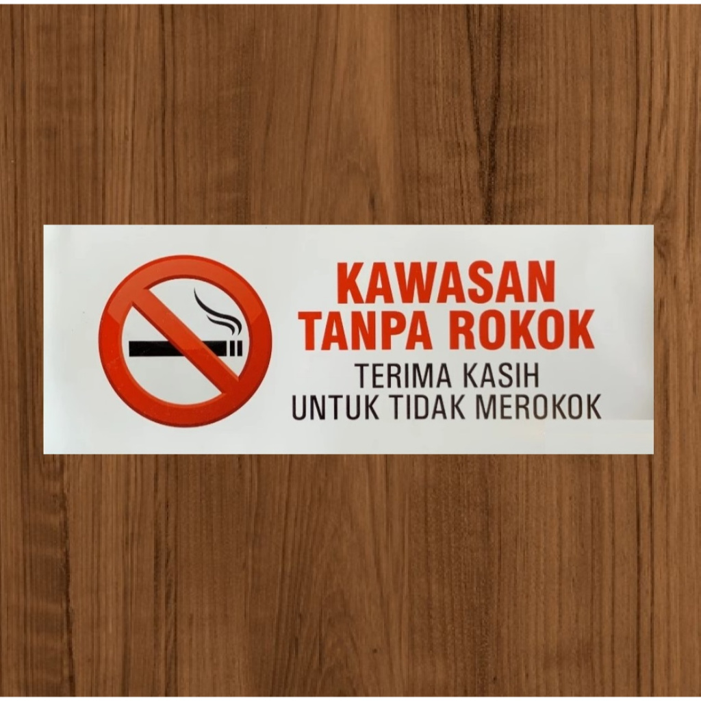 Jual Stiker Kawasan Tanpa Rokok | Stiker Dilarang Merokok | Sticker ... Jual Stiker Kawasan Tanpa Rokok | Stiker Dilarang Merokok | Sticker ...