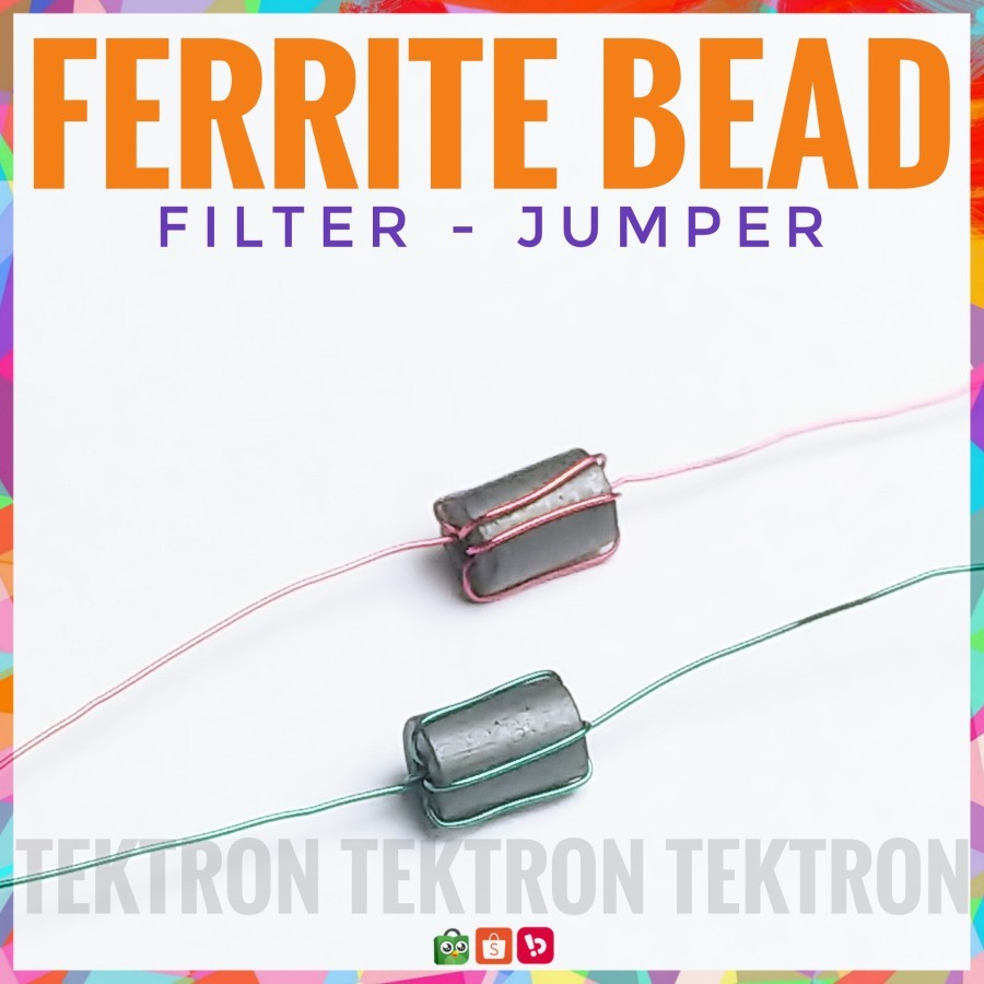 Jual FERRITE BEAD 3mm x 5mm FERIT JUMPER FILTER 3X5mm Harga Perbuah BIT ...