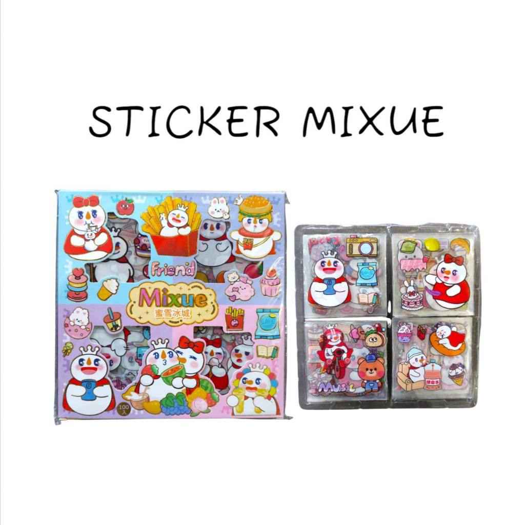 Jual STICKER MIXUE ISI 100 PCS - STICKER MIXUE ANAK VIRAL | Shopee ...