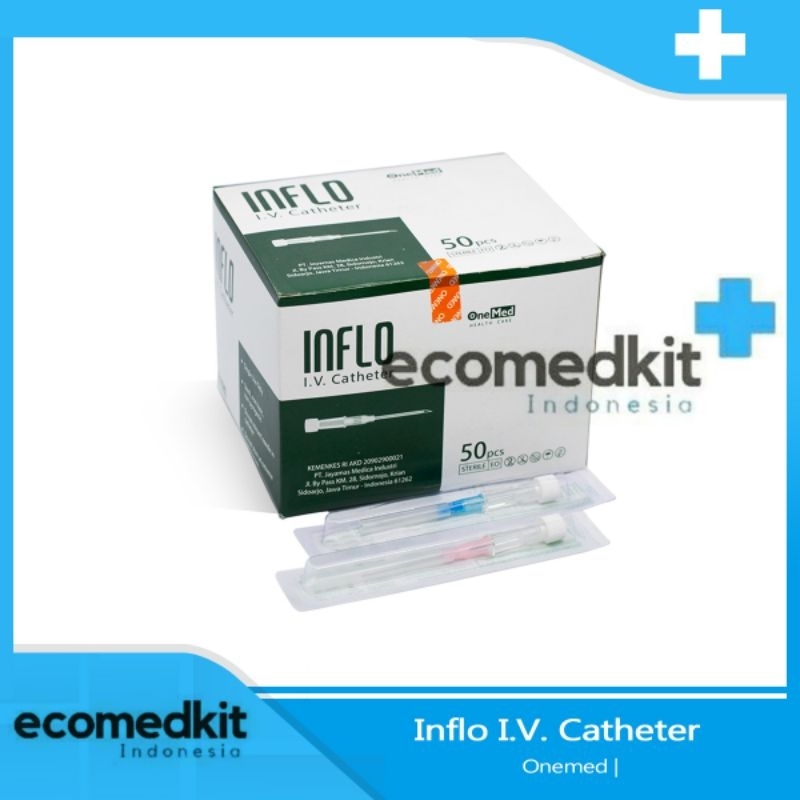 Jual Inflo IV Catheter 18G 20G 22G 24G OneMed | Shopee Indonesia