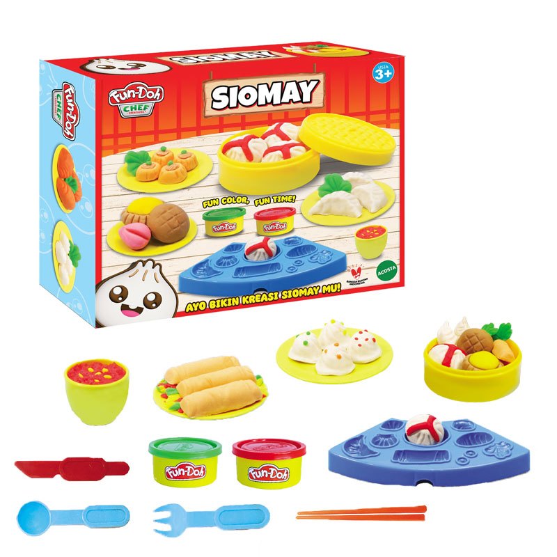 Jual MAINAN DOUGH LILIN FUNDOH FUN-DOH SIOMAY | Shopee Indonesia
