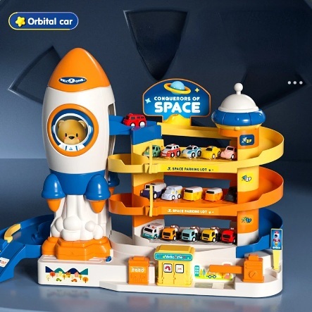 Jual Mainan Anak Mobil Mobilan Track Trek Lintasan Gedung Parkir Susun ...