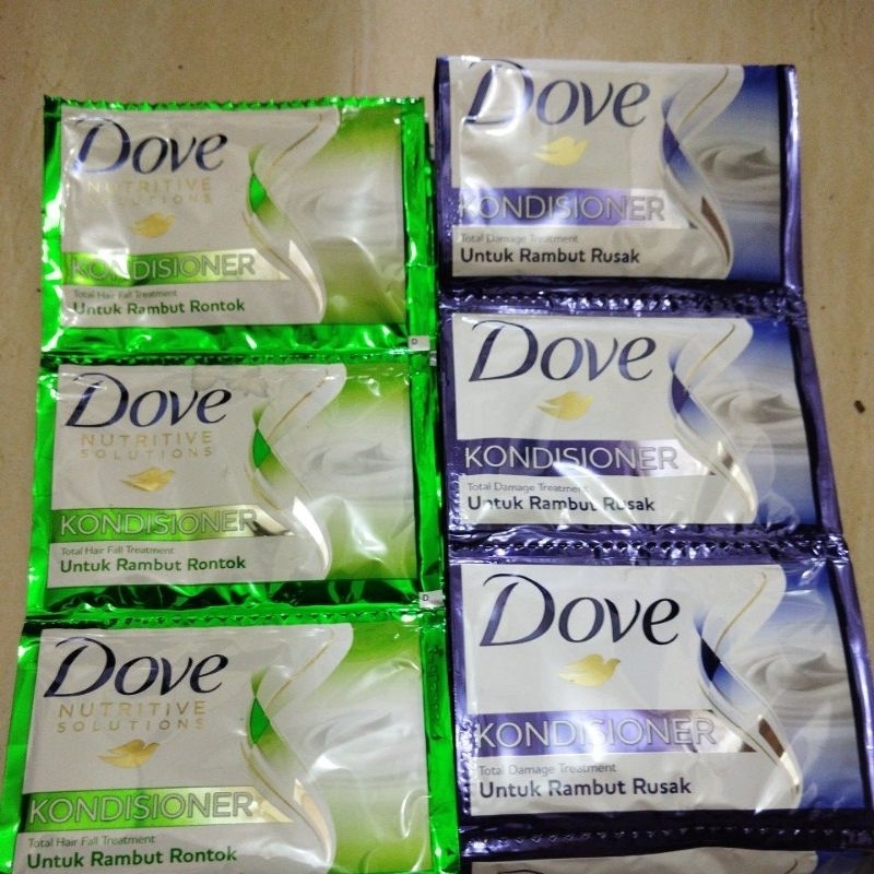 Jual dove conditioner saset 12x8ml | Shopee Indonesia