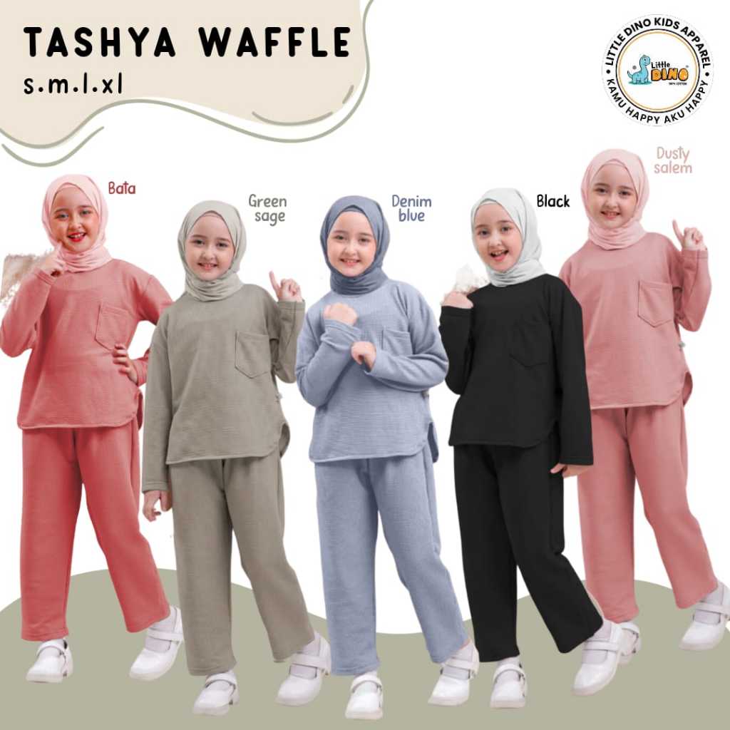 Jual TASHYA WAFFLE SET BY LITTLE DINO | Shopee Indonesia