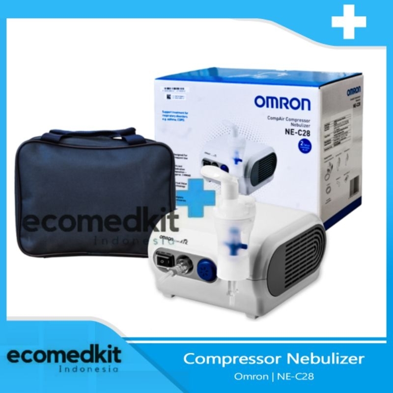 Jual Alat Uap Asma Pernafasan Nebulizer Omron NE-C28 Compressor | Shopee Indonesia
