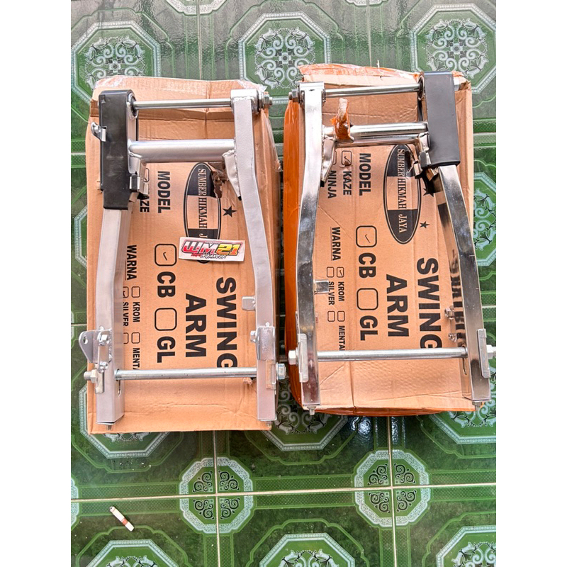 Jual SWING ARM KAZER PNP CB GL100 SHJ FULLSET LENGAN AYUN | Shopee ...