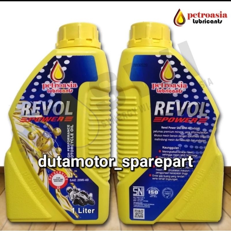 Jual Petroasia Revol Oil 1Lt SAE 20W-40 API-SF SNI Original | Shopee ...