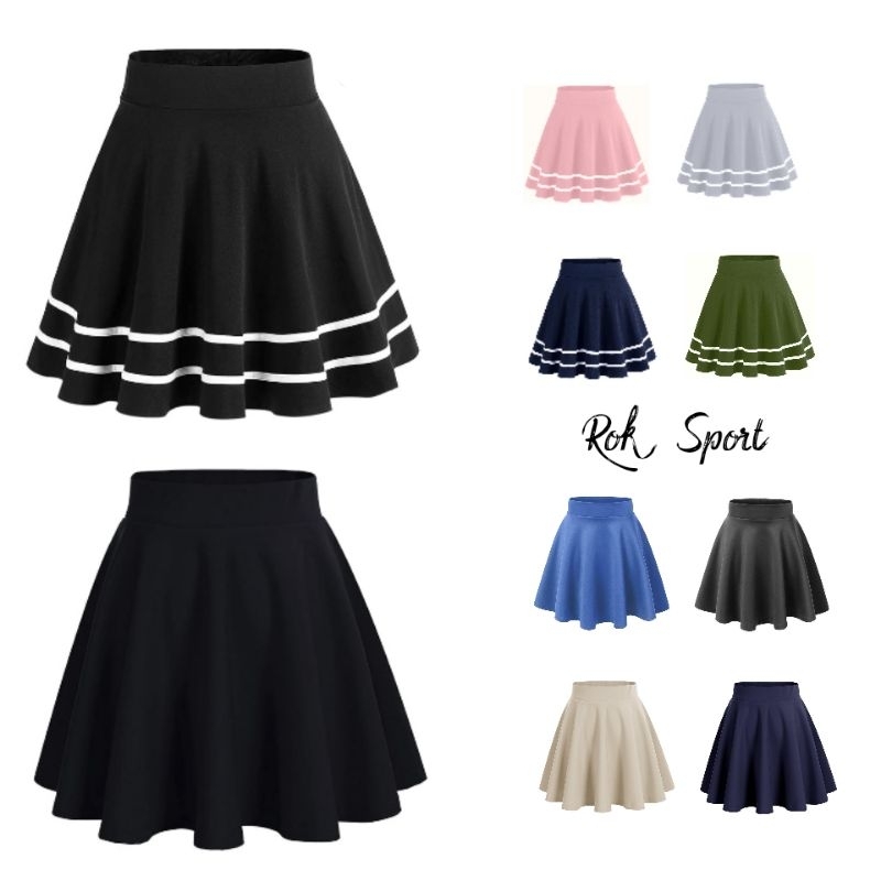 Jual Rok Olahraga Wanita Skirt Sport Jogging Renang Sepeda Lari Zumba ...