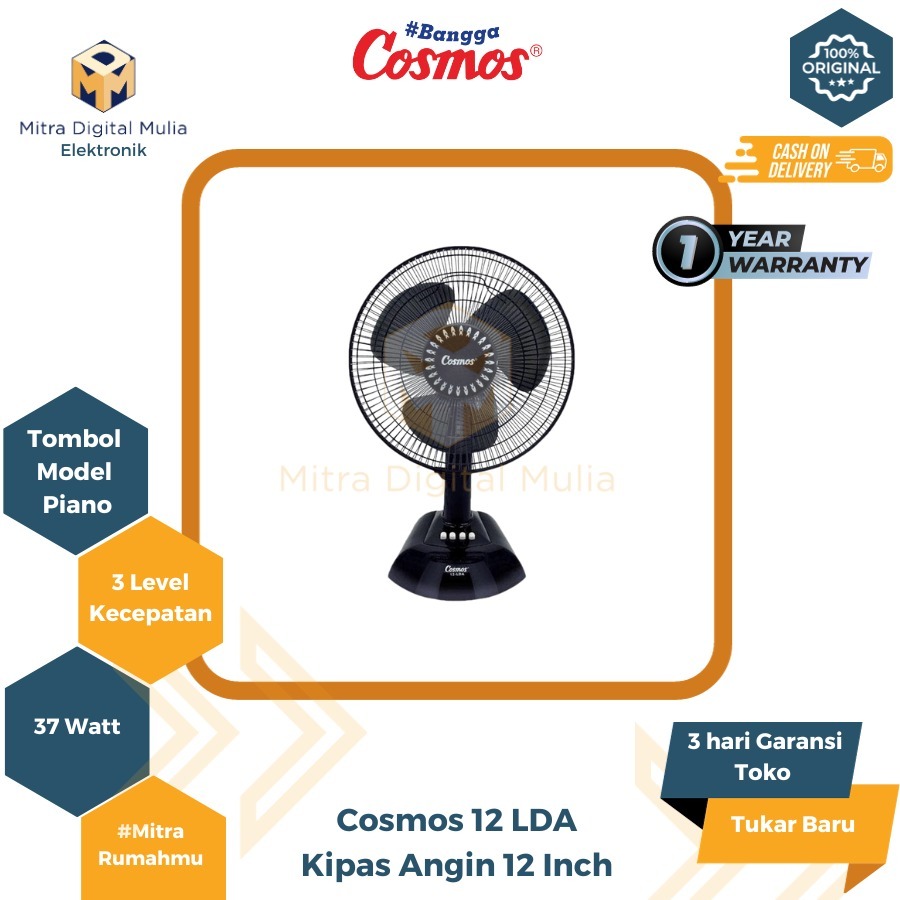 Jual Cosmos 12 LDA Kipas Meja 12 Inch | Shopee Indonesia