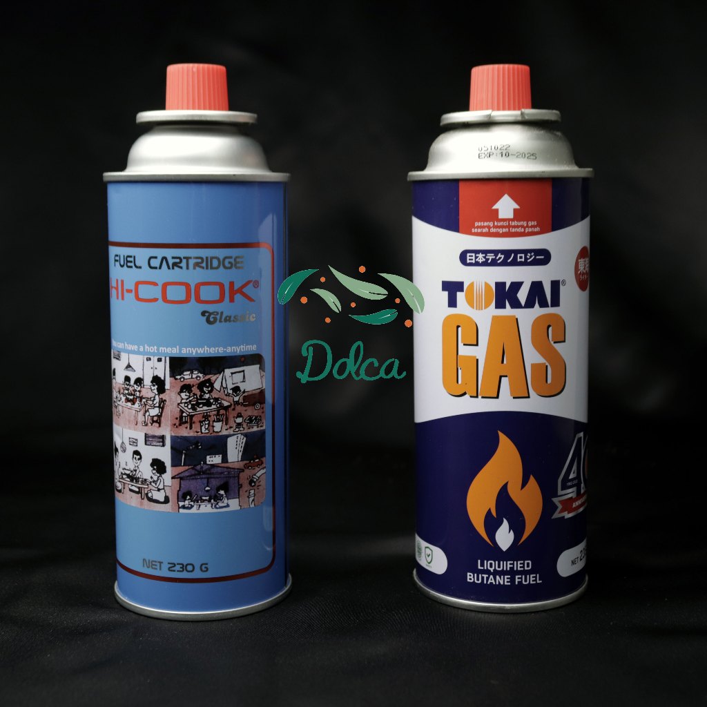 Jual Gas Portable Hi Cook Gas Cartridge Gas kaleng 230 gr Gas Las Fire ...