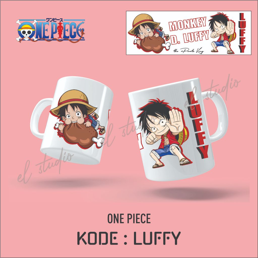 Jual MUG GELAS ONE PIECE MUG ONE PIECE LUFFY ZORO NAMI ROBIN | Shopee ...