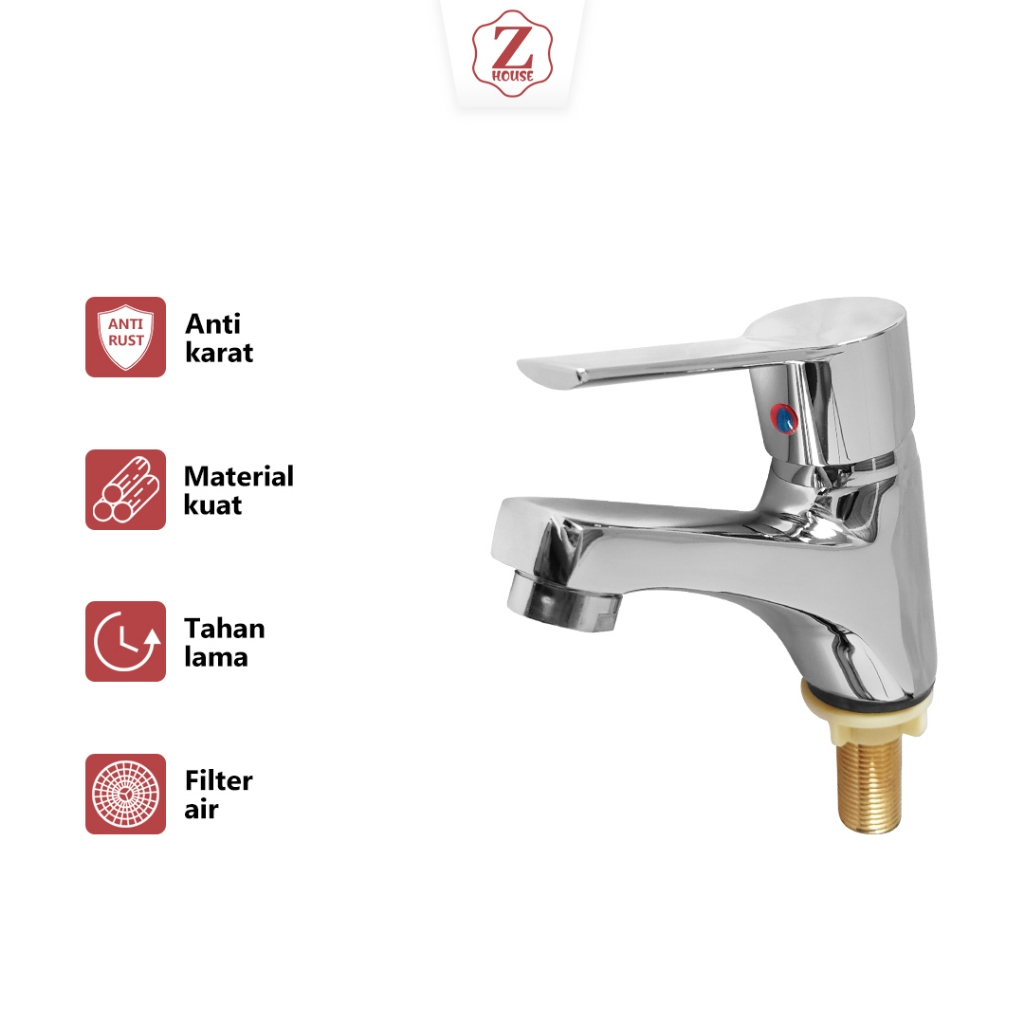 Jual Kran Wastafel Sus304/Kran Air Wastafel/Keran Wastafel Stenlis Kran ...
