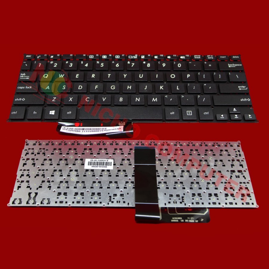Jual KEYBOARD ASUS X200 X200CA R202CA F200 BLACK | Shopee Indonesia