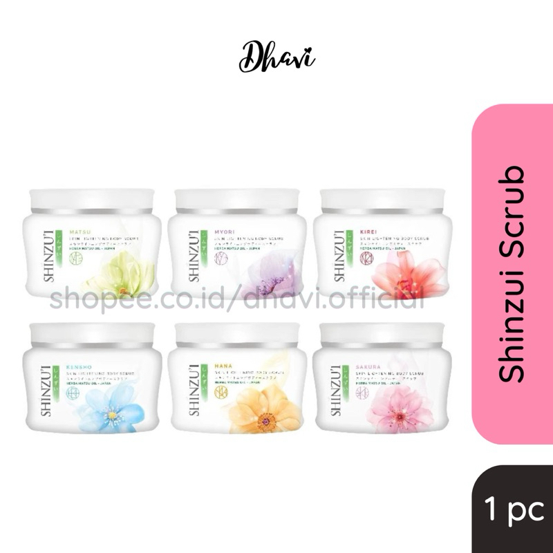 Jual SHINZUI Body Scrub Skin Lightening Shinzu’i Eksfoliasi Kulit Badan ...