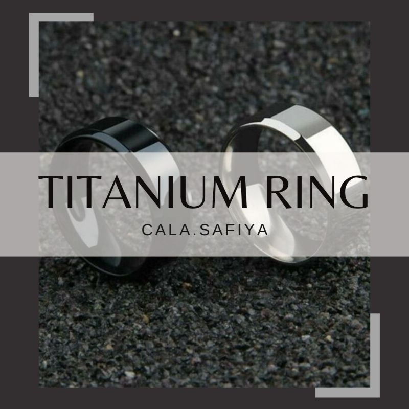 Jual CINCIN HITAM PRIA WANITA COUPLE RING PREMIUM MFS TITANIUM ...