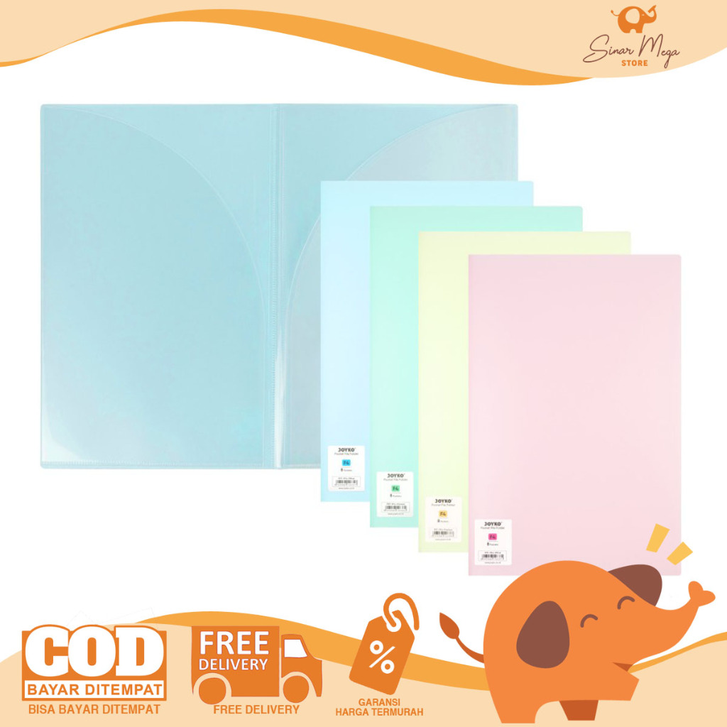 Jual Joyko Pocket File PFF-9F4 / Folder Map File Ukuran F4 | Shopee ...