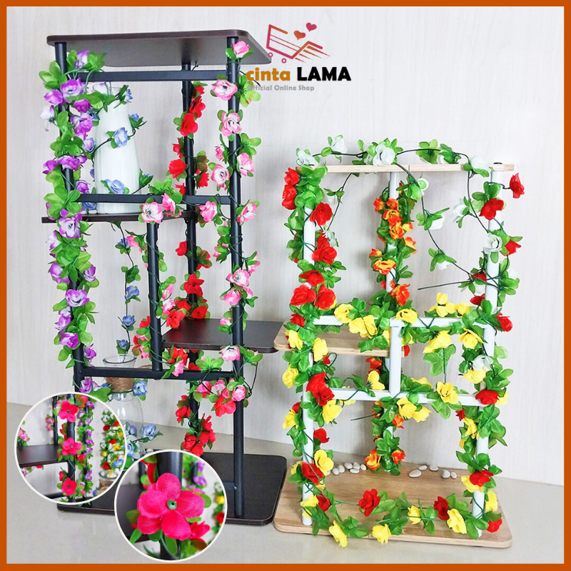 Jual Bunga Hias Daun Rambat Juntai Tanaman Hias Cantik Dekorasi Dinding ...