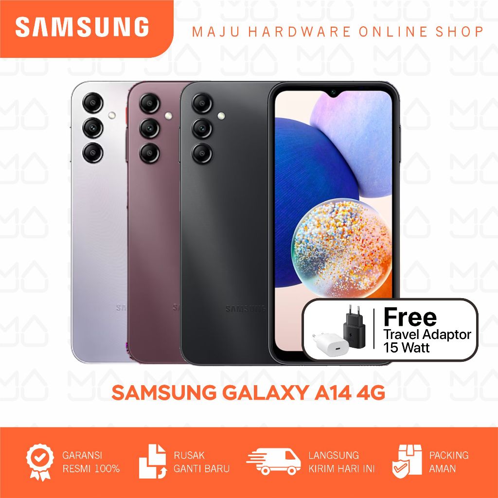 Jual Samsung A14 4G Ram 6/128GB - Garansi resmi | Shopee Indonesia