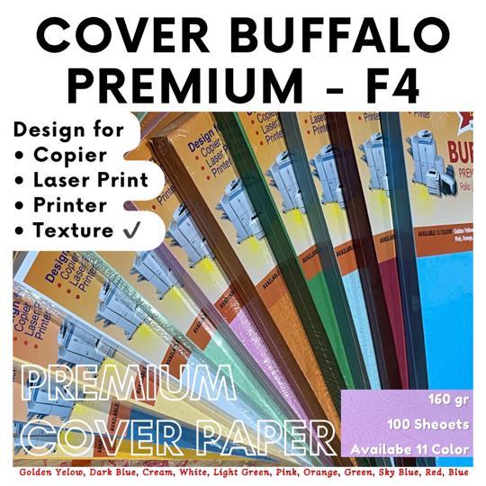 Jual Kertas Karton Buffalo F4 / FOLIO Cover Jilid PREMIUM | Shopee ...