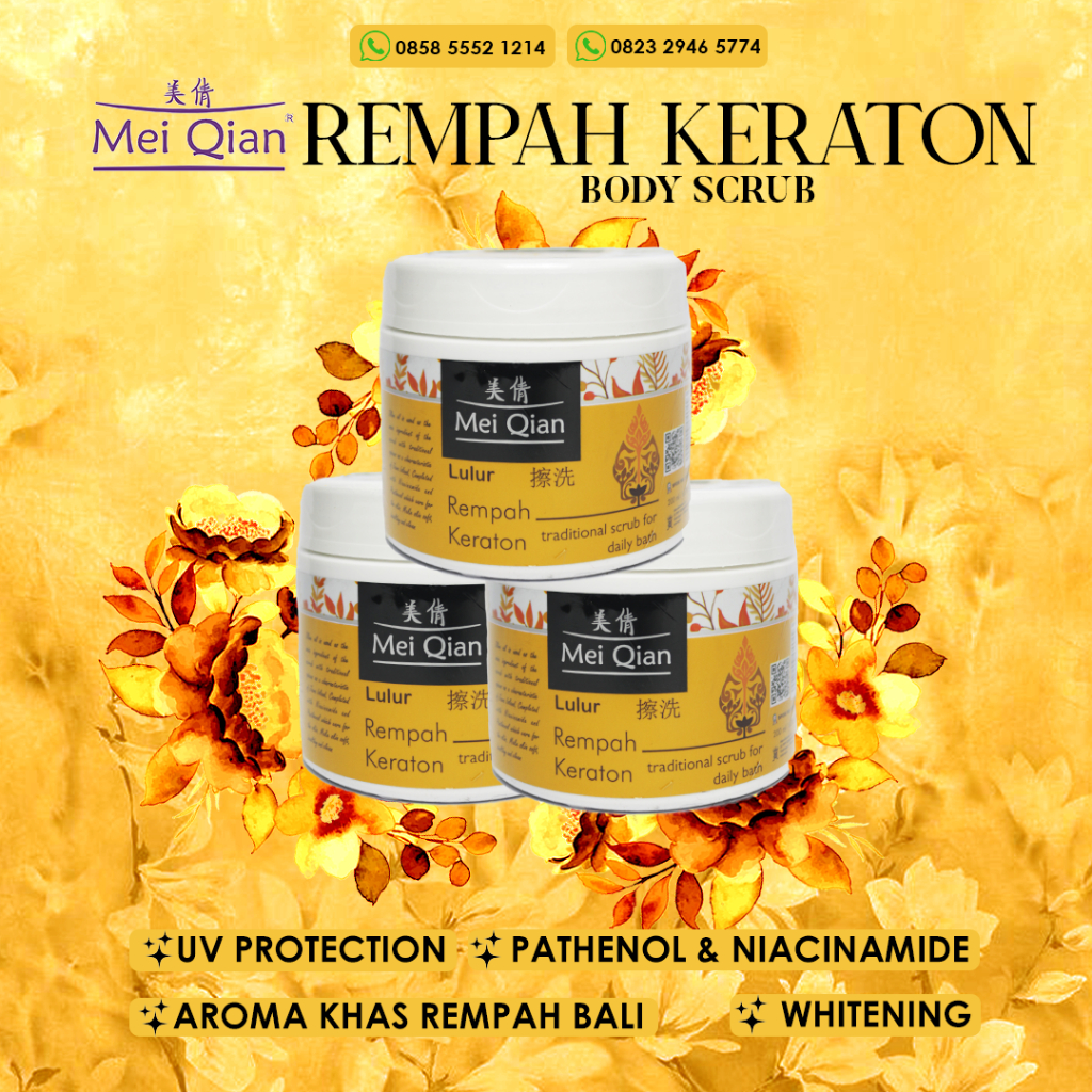 Jual Mei Qian Lulur Rempah Keraton Traditional Scrub for Daily Bath ...
