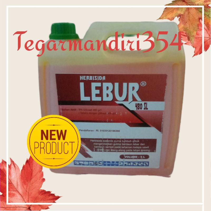 Jual Herbisida lebur 480sl kemasan 5liter Obat rumput liar Lebur 5liter ...