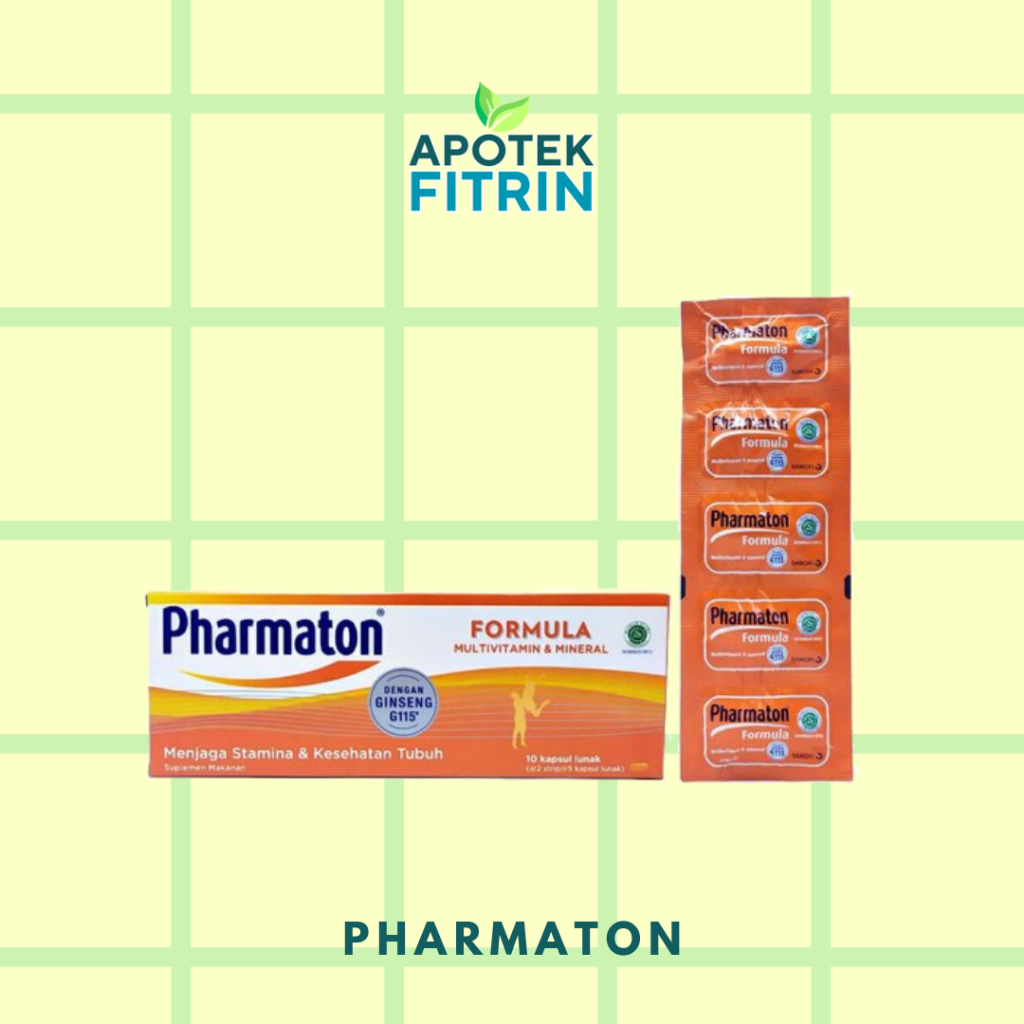 Jual PHARMATON FORMULA STRIP 5 KAPSUL | Shopee Indonesia