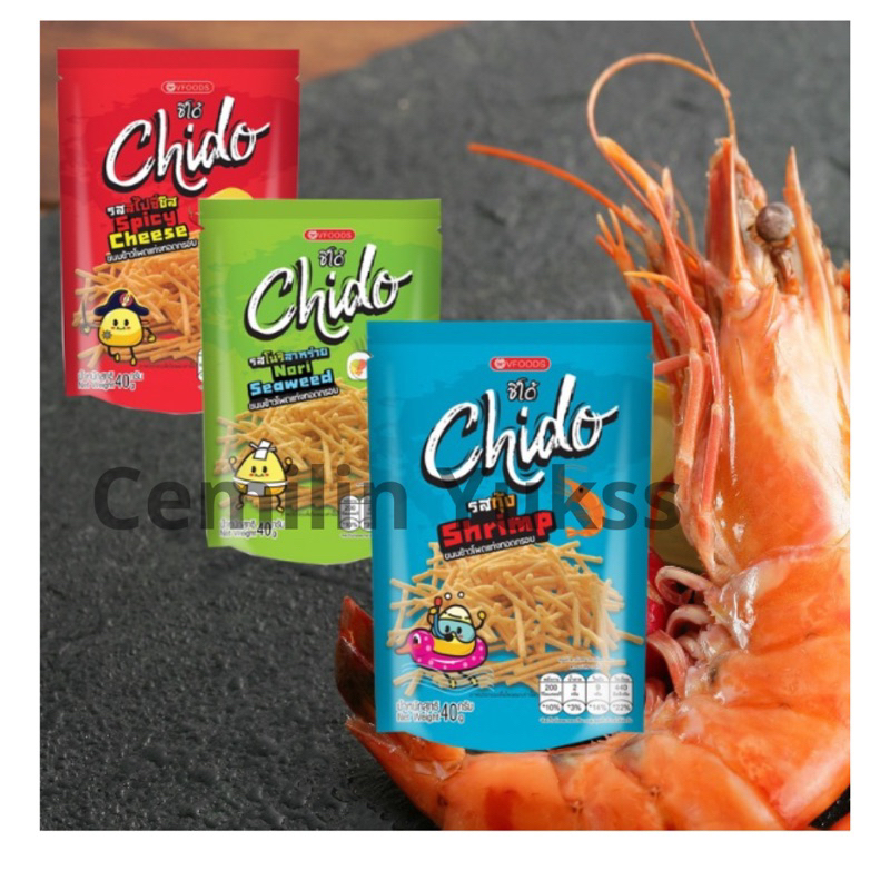 Jual Vfoods Chido Shrimp Chido Spicy Cheese Snack Rasa Udang Snack Rasa ...